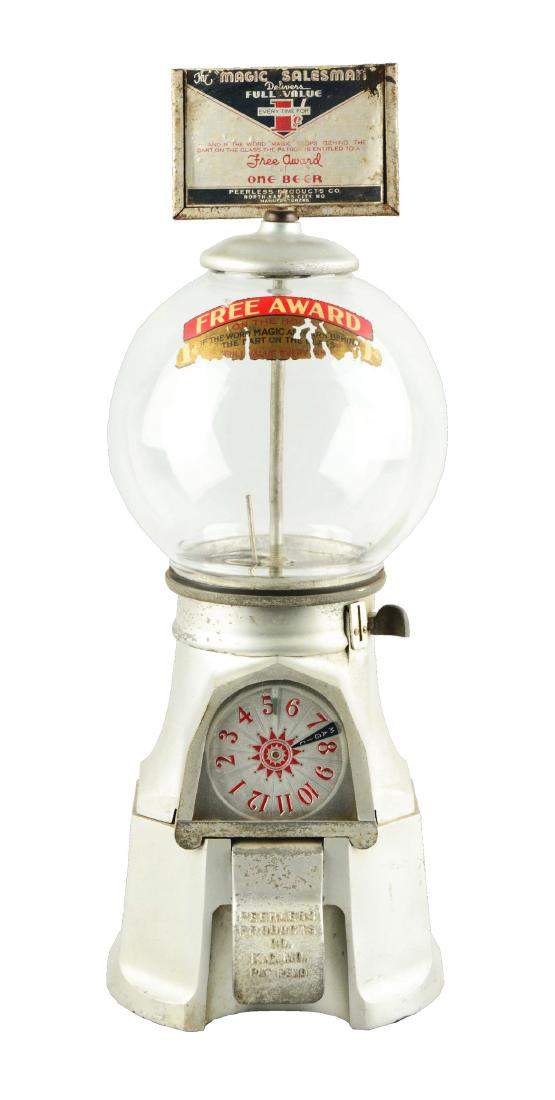 1¢ Bluebird The Magic Salesman Vending Machine.