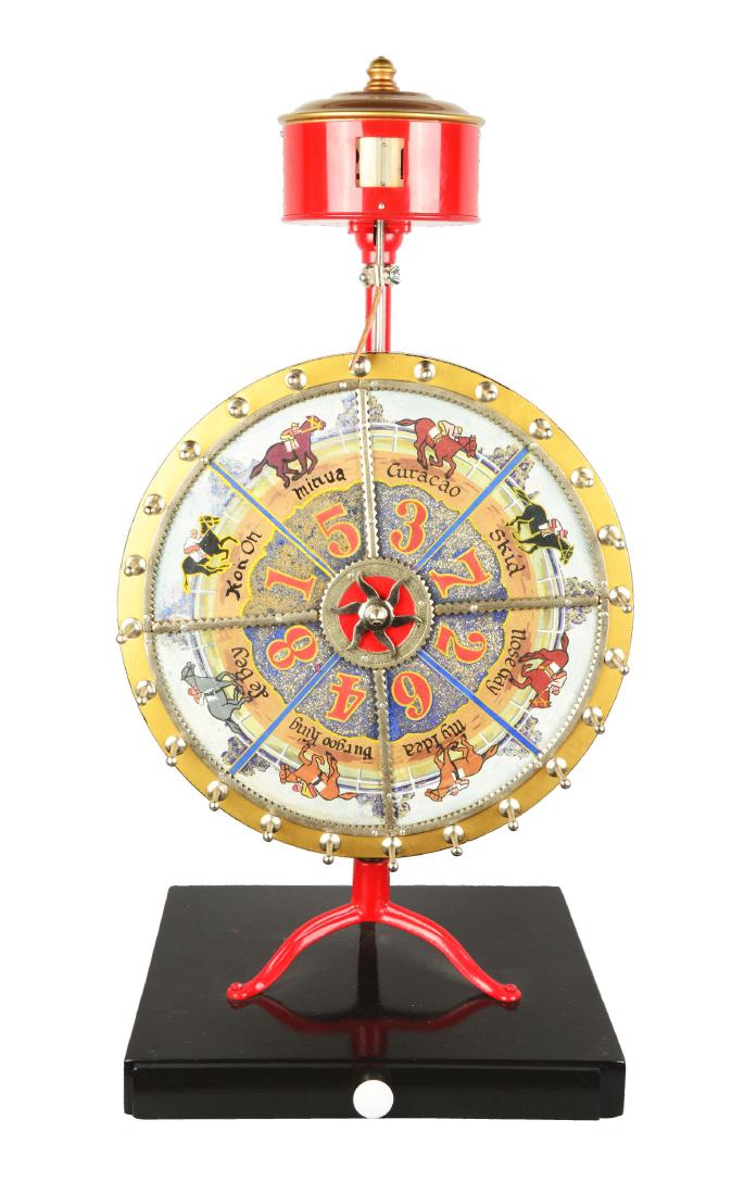 **Horse Race Themed Table Top Gaming Wheel.