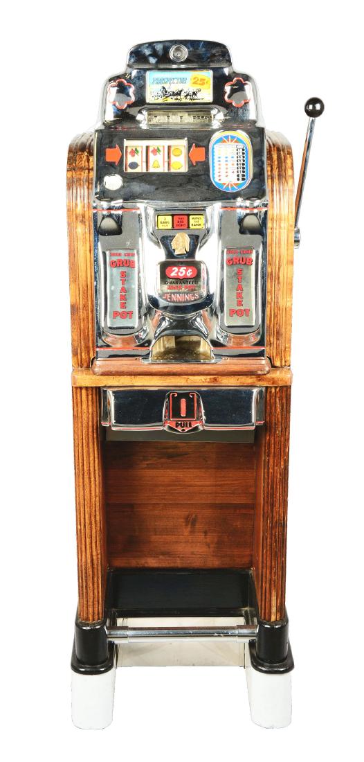**reproduction 25¢ Jennings Prospector Console Slot