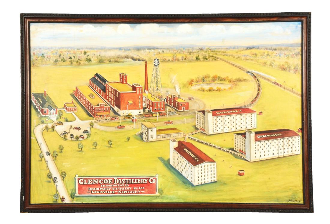 Glencoe Distillery Co. Painting.