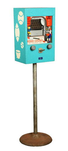 5¢ J.f. Frantz Kicker & Catcher Arcade Game.