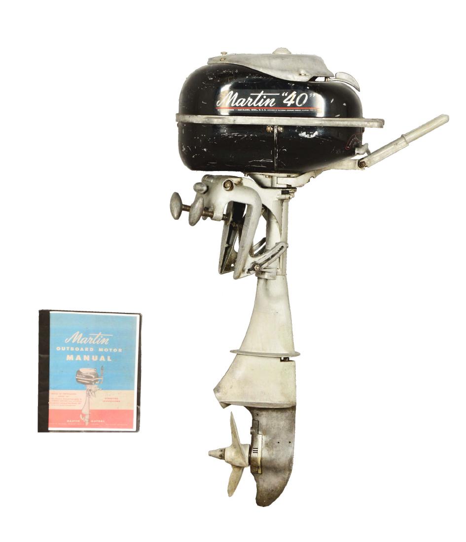 Martin "40" Outboard Boat Motor.