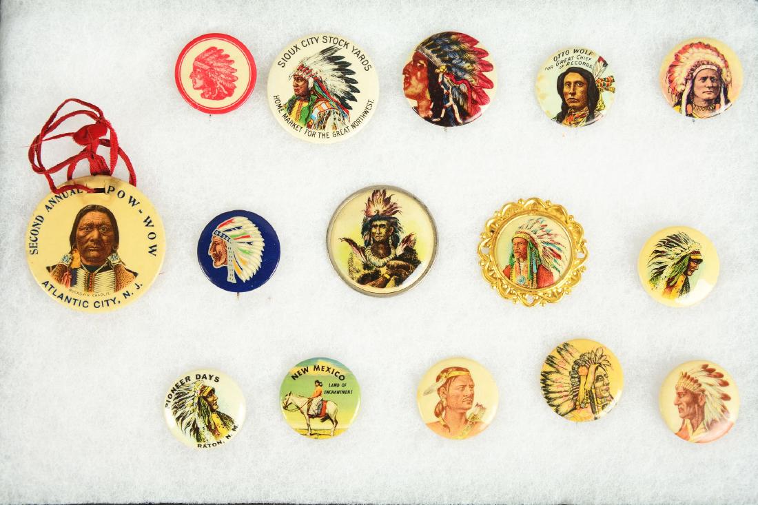 Collection Of Native American Pins.