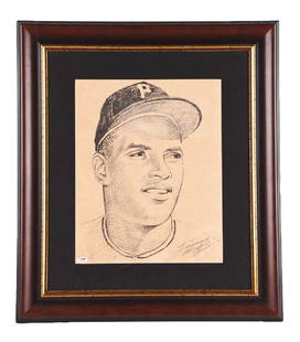 1970 "clemente Night" Signed Poster