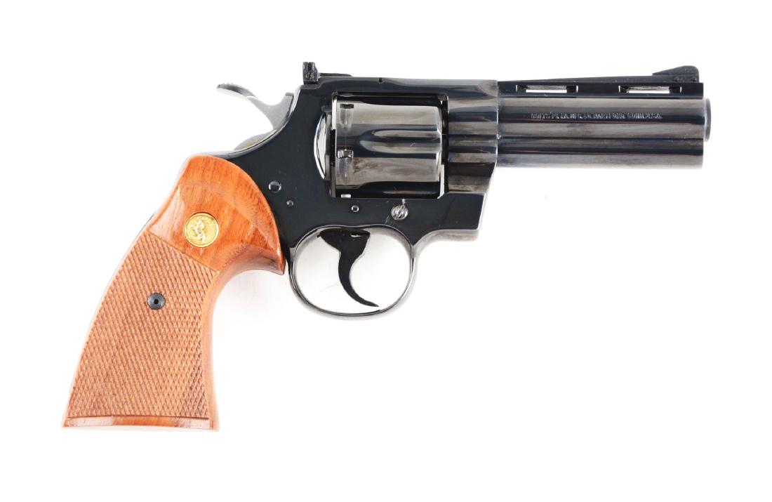 (M) Boxed Colt Python Double Action Revolver.
