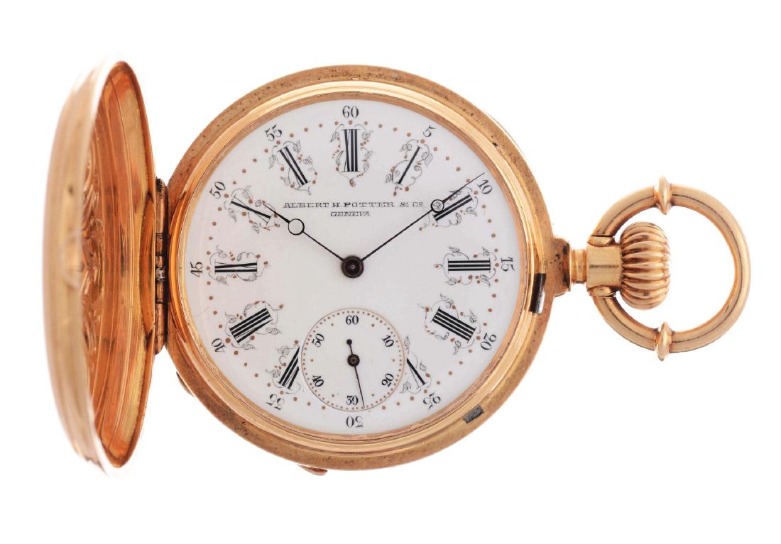 Albert H. Potter & Co. Geneva Pocket Watch.