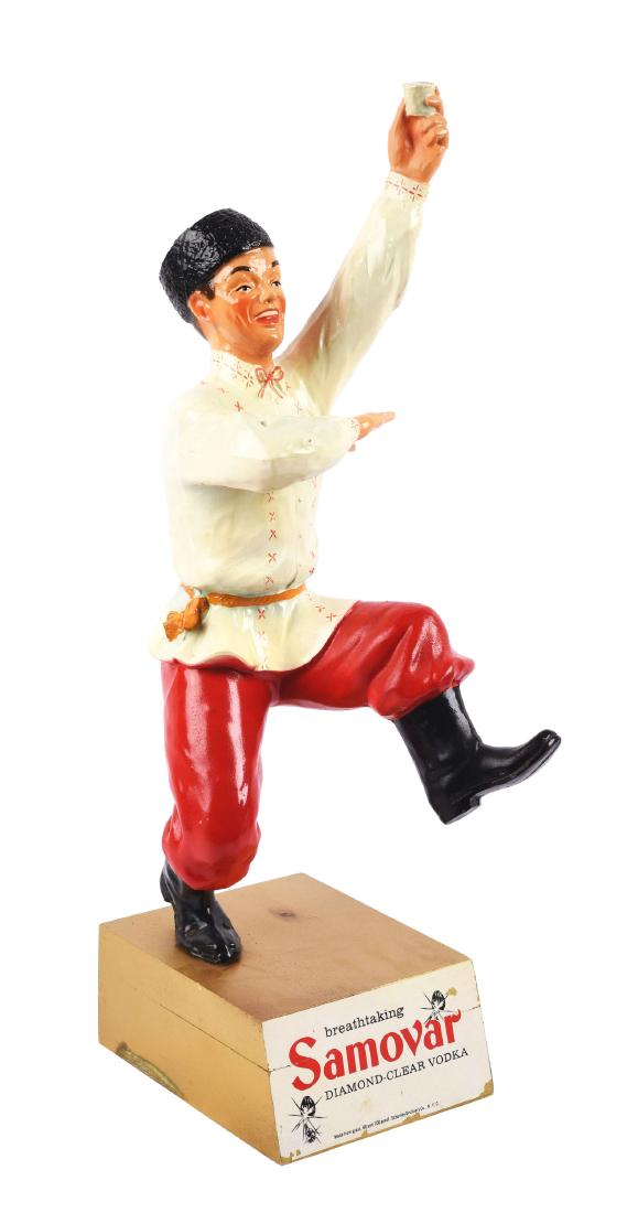 Samovar Vodka Advertising Countertop Figure.