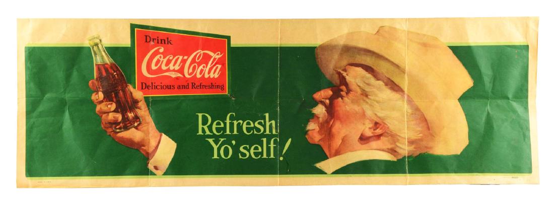 Coca Cola Refresh Yo'self Advertising Poster.