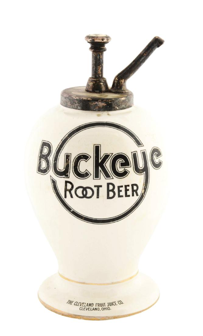 Buckeye Root Beer Syrup Dispenser.