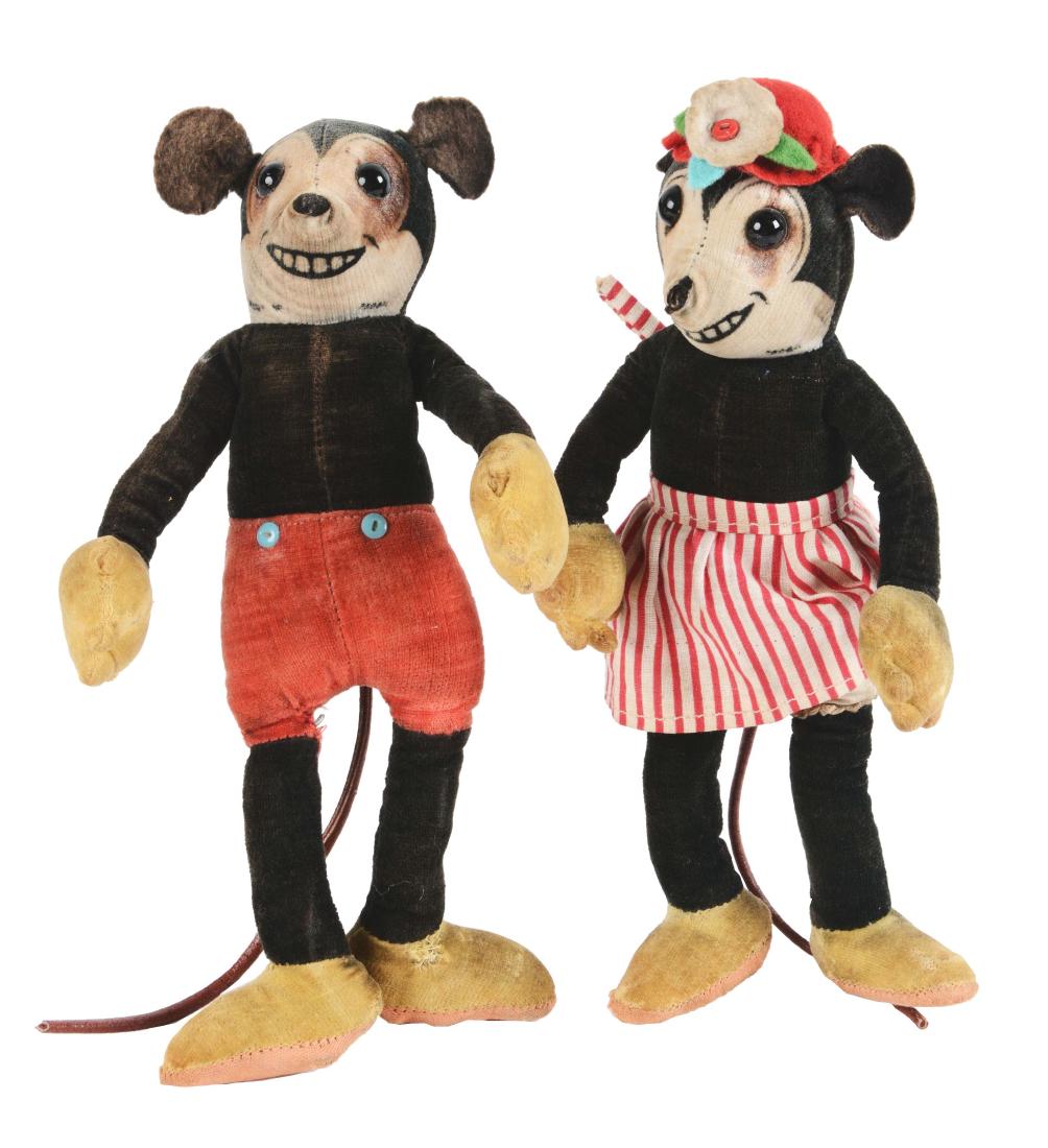 Lot of 2: English Dean's Rag Walt Disney Minnie