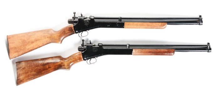 5 Antique 22 Caliber Rifles W/ Extra Stock