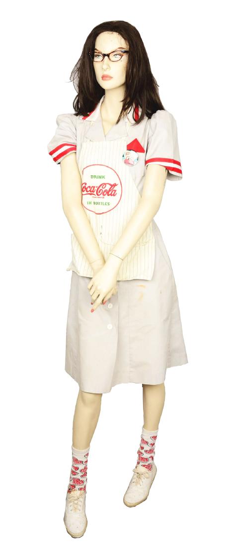 Coca-Cola Waitress Mannequin.