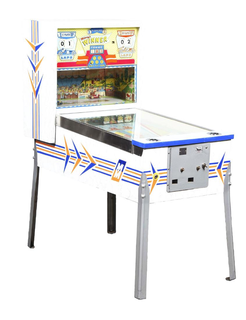 10¢ Midway's Winner Race Car Arcade Game.