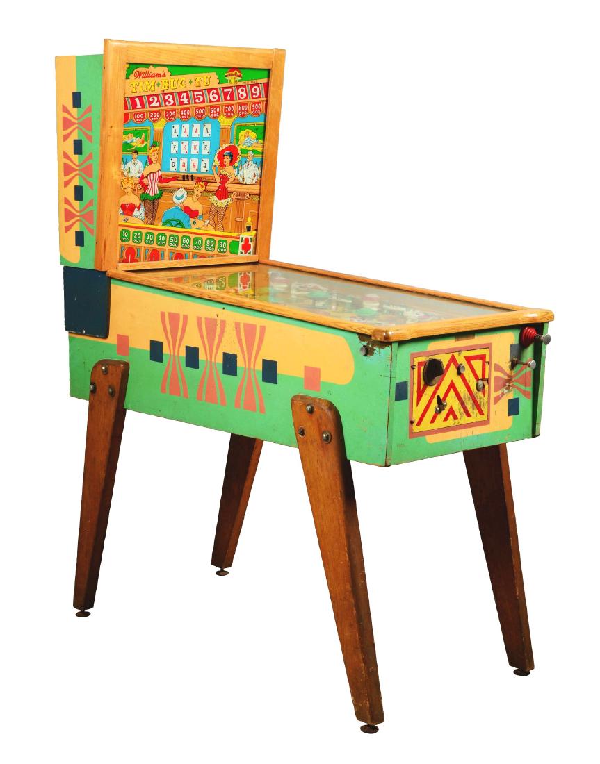 ¢ Williams Tim-Buc-Tu Pinball Machine. - Jan 28, 2018 | Dan Morphy ...
