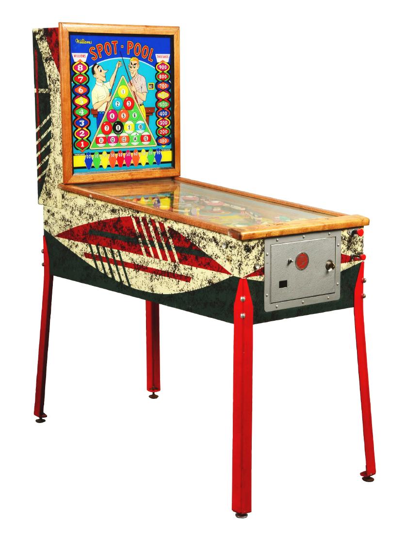 5¢ Williams Spot Pool Pinball Machine.