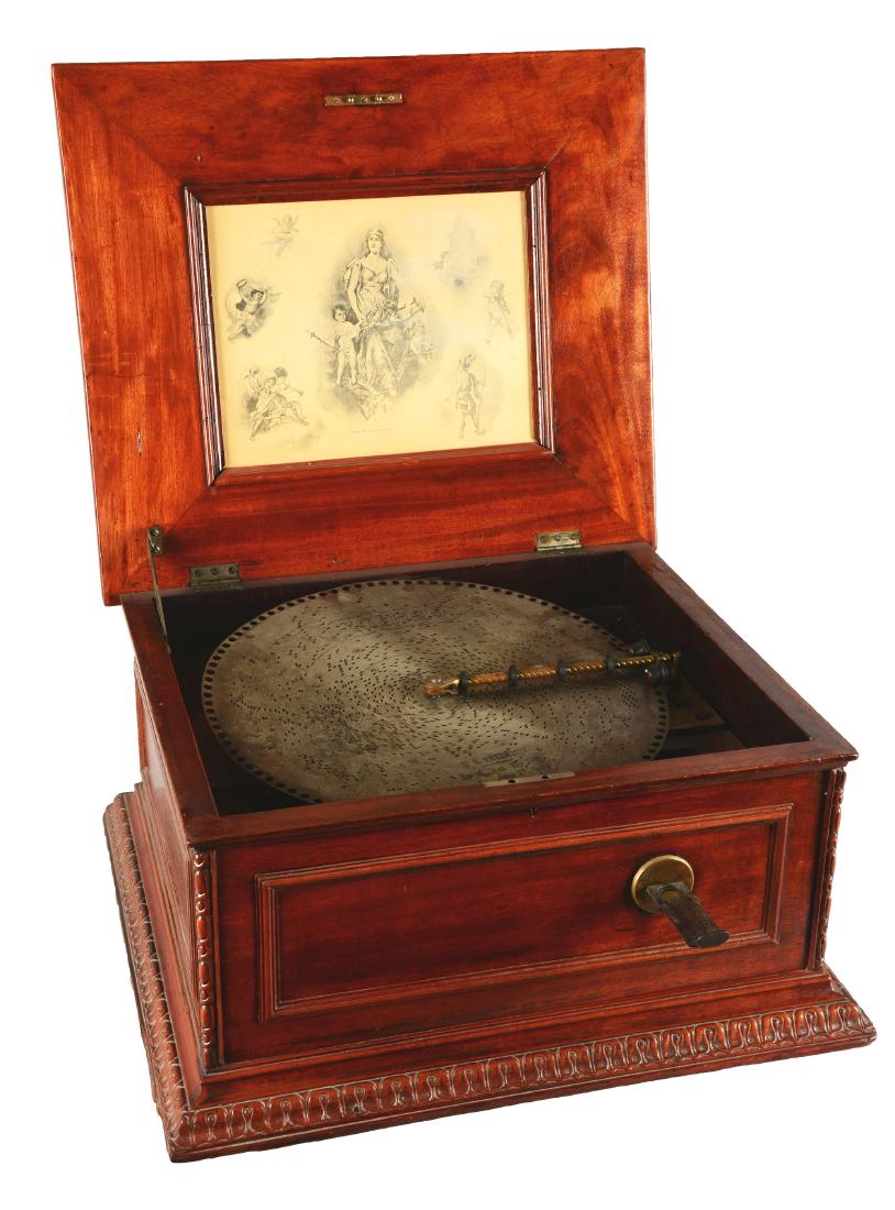 Coin-Operated Regina Disc Music Box.