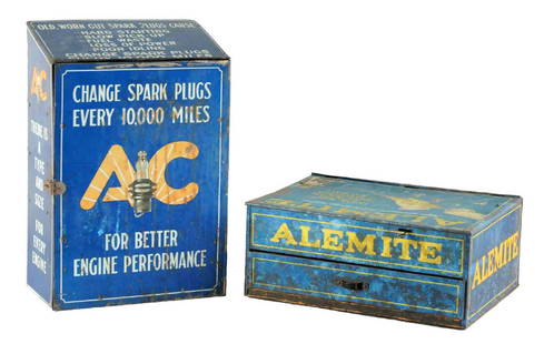 Ac Spark Plugs Display Cabinet