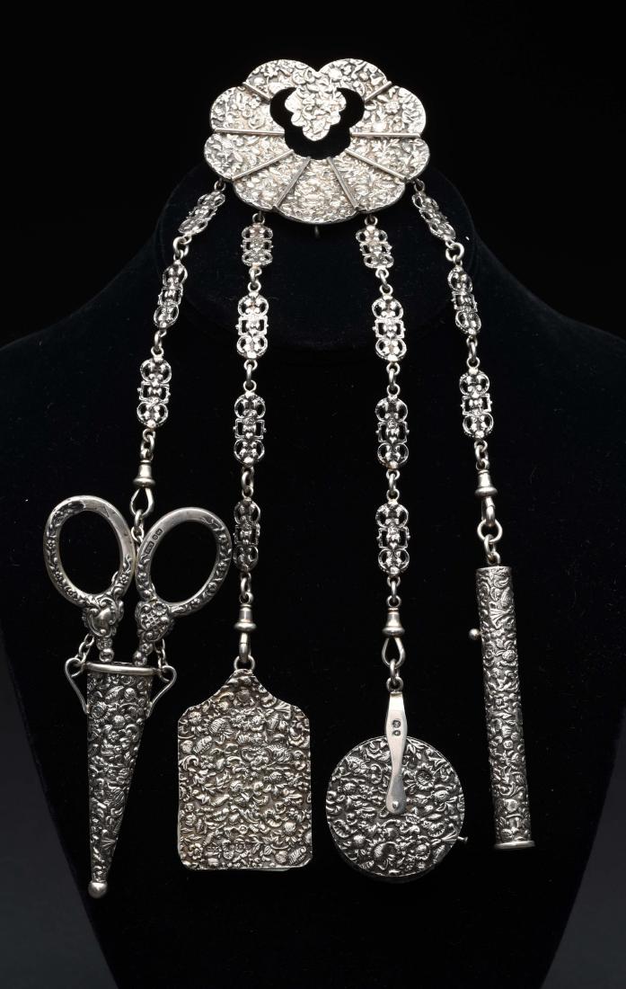 Victorian Antique English Chatelaine.