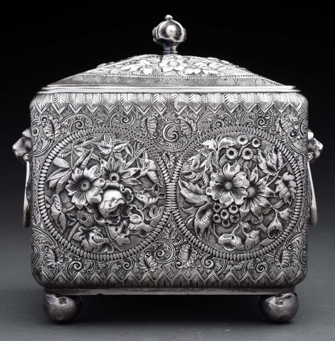 American Sterling Silver Tea Caddy.