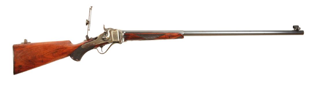 (a) Sharps Model 1874 No. 2 Long Range Single Shot