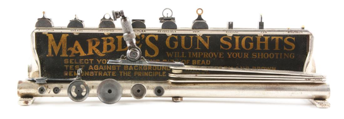 Marble's Gun Sights Store Display. - Mar 01, 2018 | Dan Morphy Auctions ...