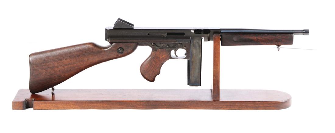 Thompson M1 Machine Gun Display with 80 Percent