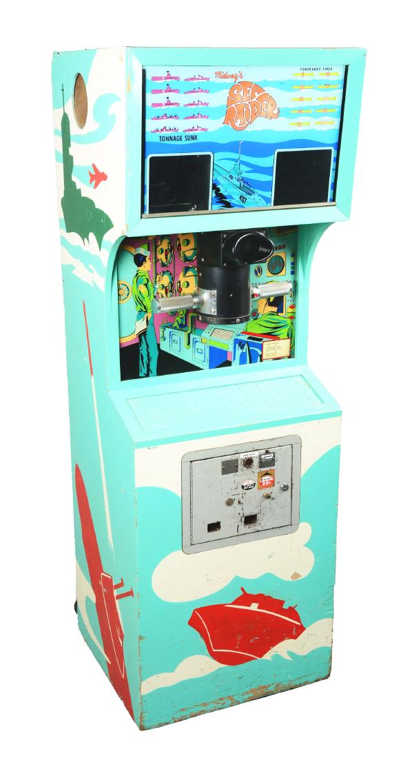 25¢ Midway Sea Raider Submarine Arcade Game.
