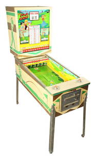 25¢ Chicago Coin Super Par Golf Pinball Arcade Machine.