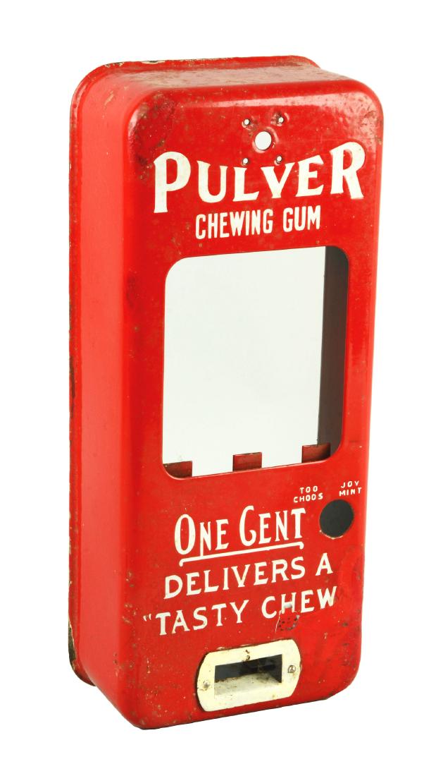 Pulver Chewing Gum "Short Case" Vendor Front.