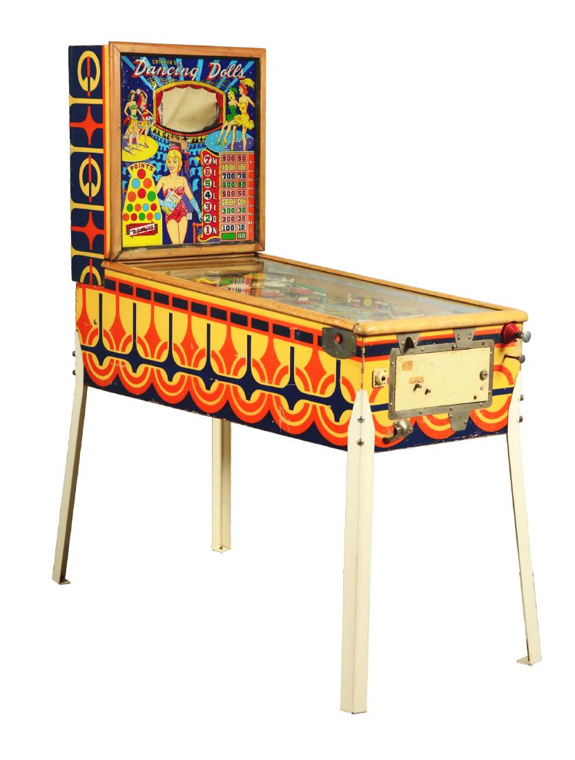 5¢ Gottlieb's Dancing Dolls Pinball Arcade Machine.