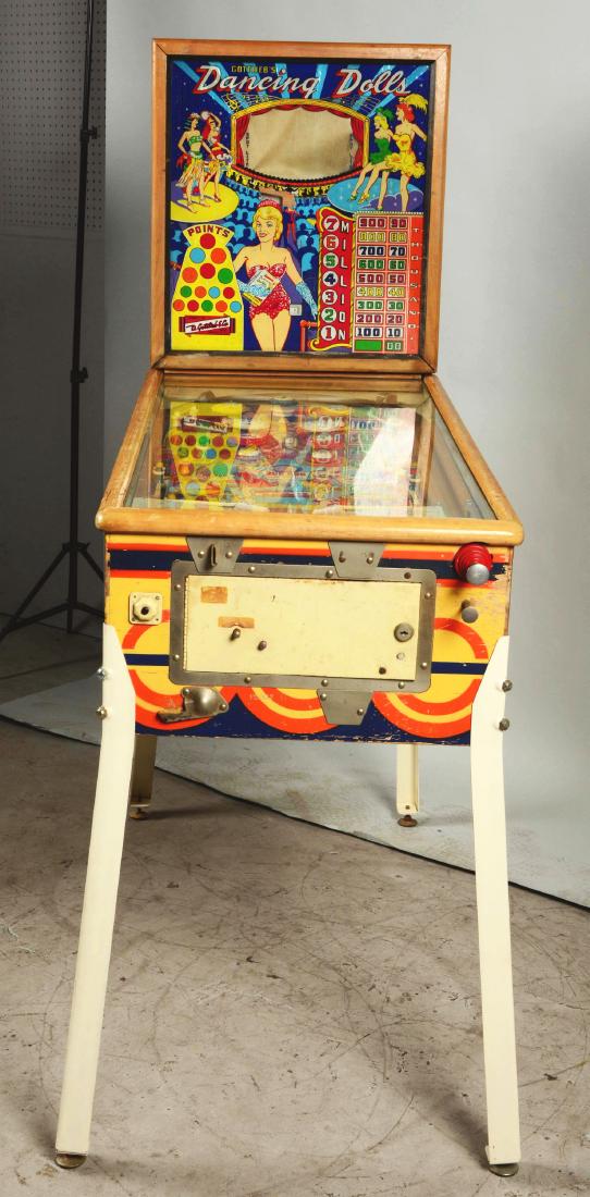 5¢ Gottlieb's Dancing Dolls Pinball Arcade Machine.