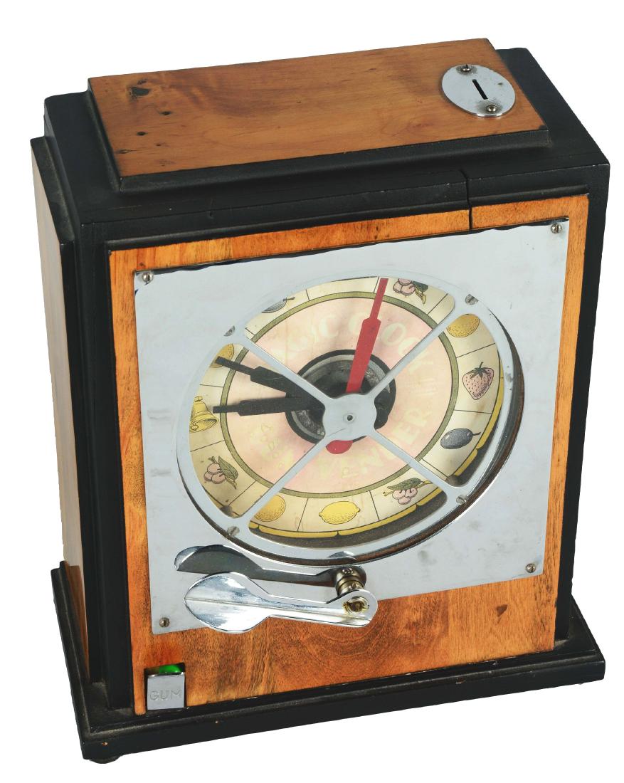 1¢ Keeney And Sons, Inc. Magic Clock Gum Vendor Trade