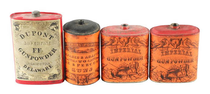 Dupont Superfine Ffg Gunpowder Tin