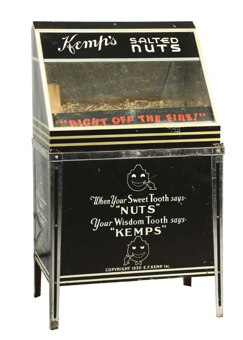 Kemp's Salted Nuts Metal Advertising Display Cabinet.