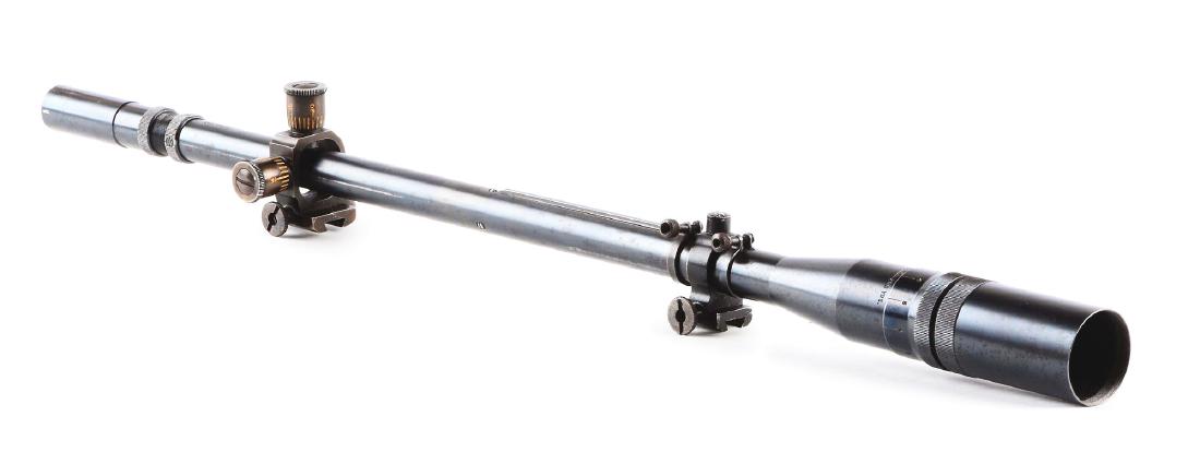 J. Unertl Usmc Sniper Scope With Mounts.