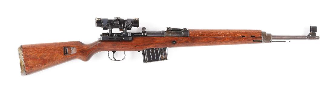 (c) Walther G43 Rifle With Scope And Mount.