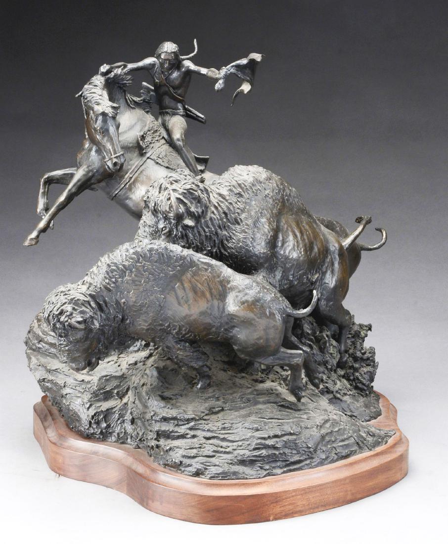 Rusty Phelps Bronze Sculpture.