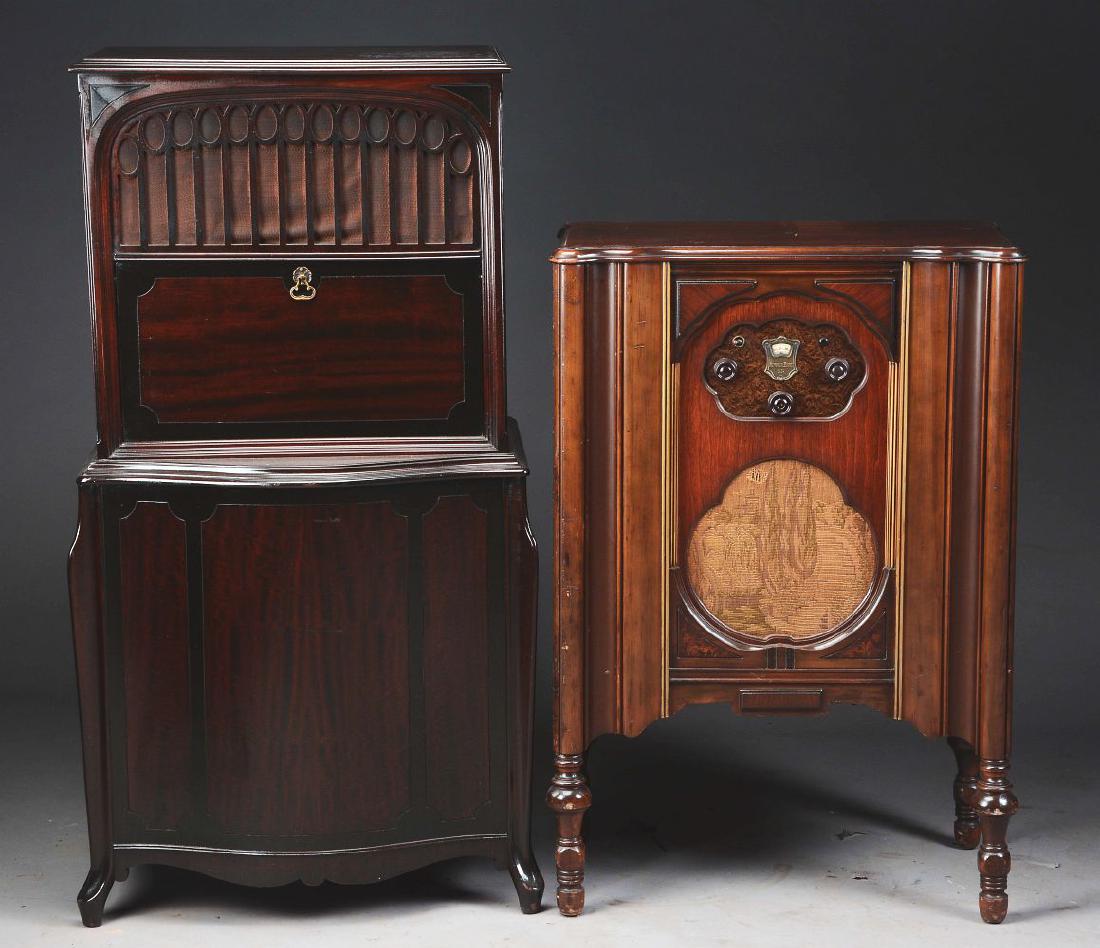 Lot Of 2: RCA Radiola Super VIII Console Radio