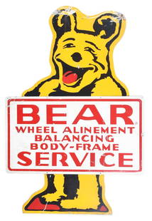 Bear Wheel Alignment Sign