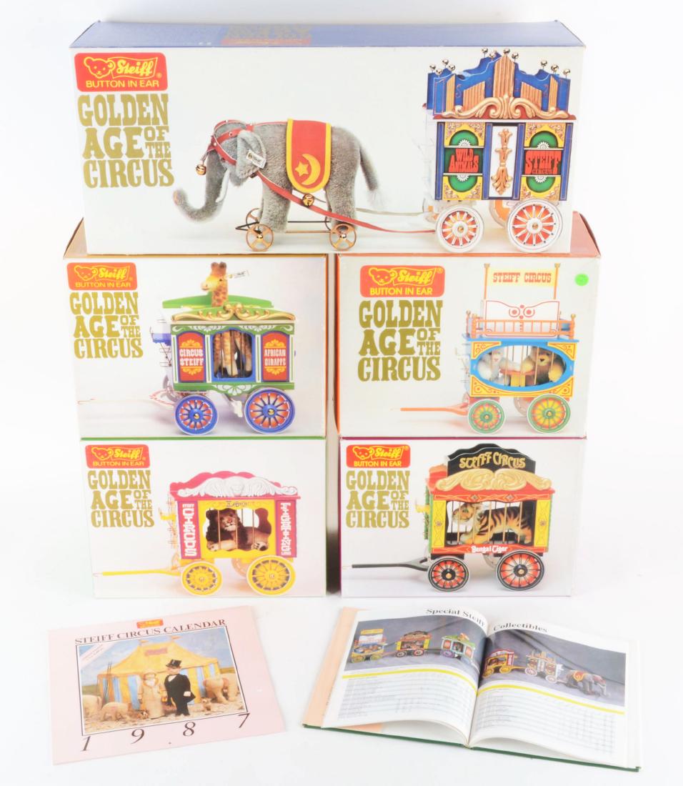 Steiff Limited Edition Golden Age Of The Circus Set.