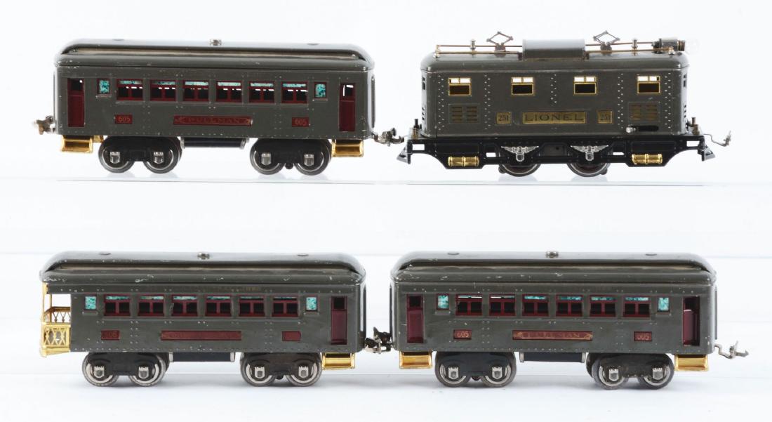 Pre-War Lionel O Gauge 251 Passenger Train Set.