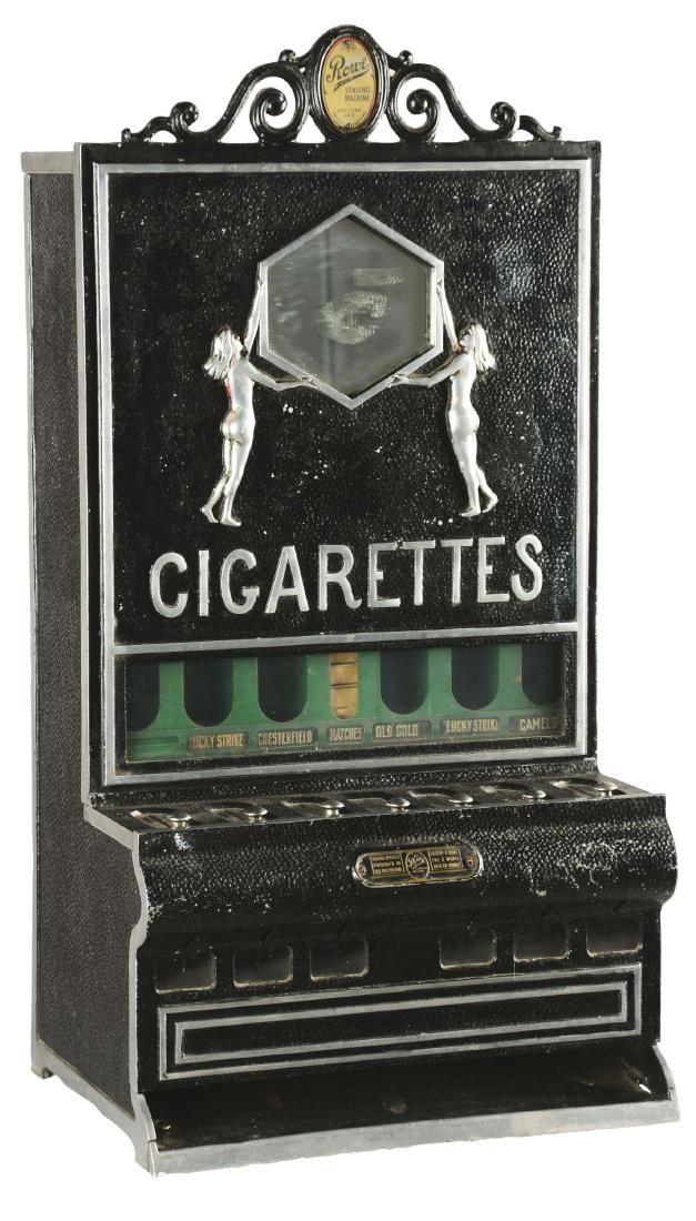 5¢ & 10¢ Rowe Cigarette Vending Machine.