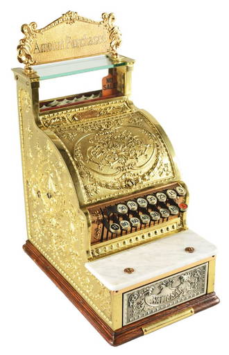 National Cash Register Brass Model 313.