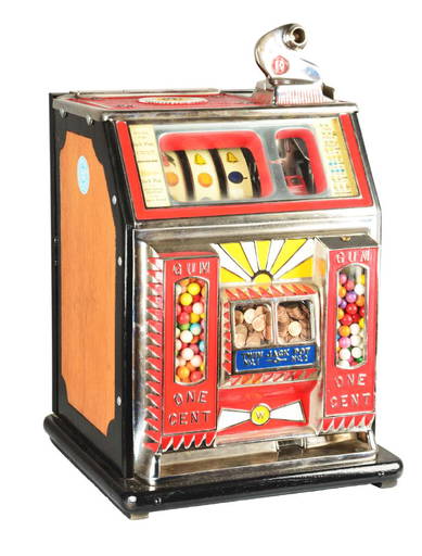 **1¢ Watling Blue Seal Slot Machine.