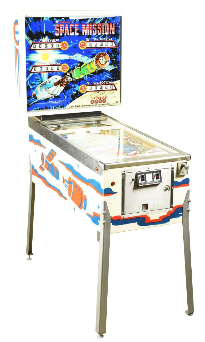 25¢ William's Space Mission Pinball Arcade Machine.
