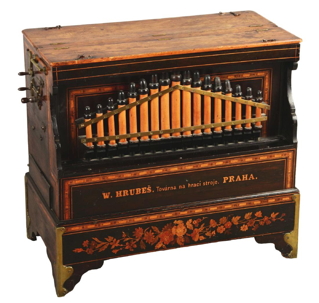 Mechanical Organette Music Box.