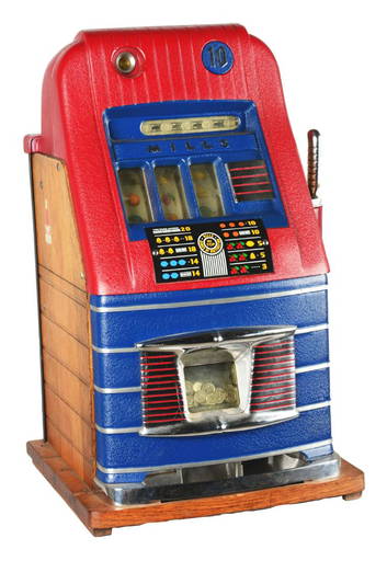 **10¢ Mills Hi Top Slot Machine.