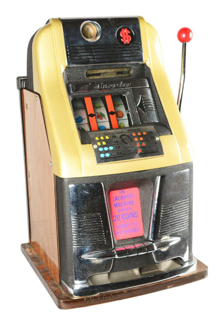 **$1 Mills Novelty Co. High Top Horseshoe Slot Machine.