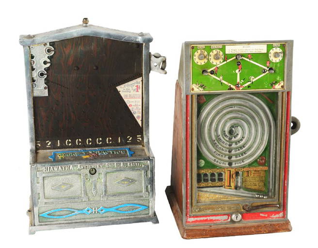 **lot Of 2: 1¢ Countertop Arcade Machines.