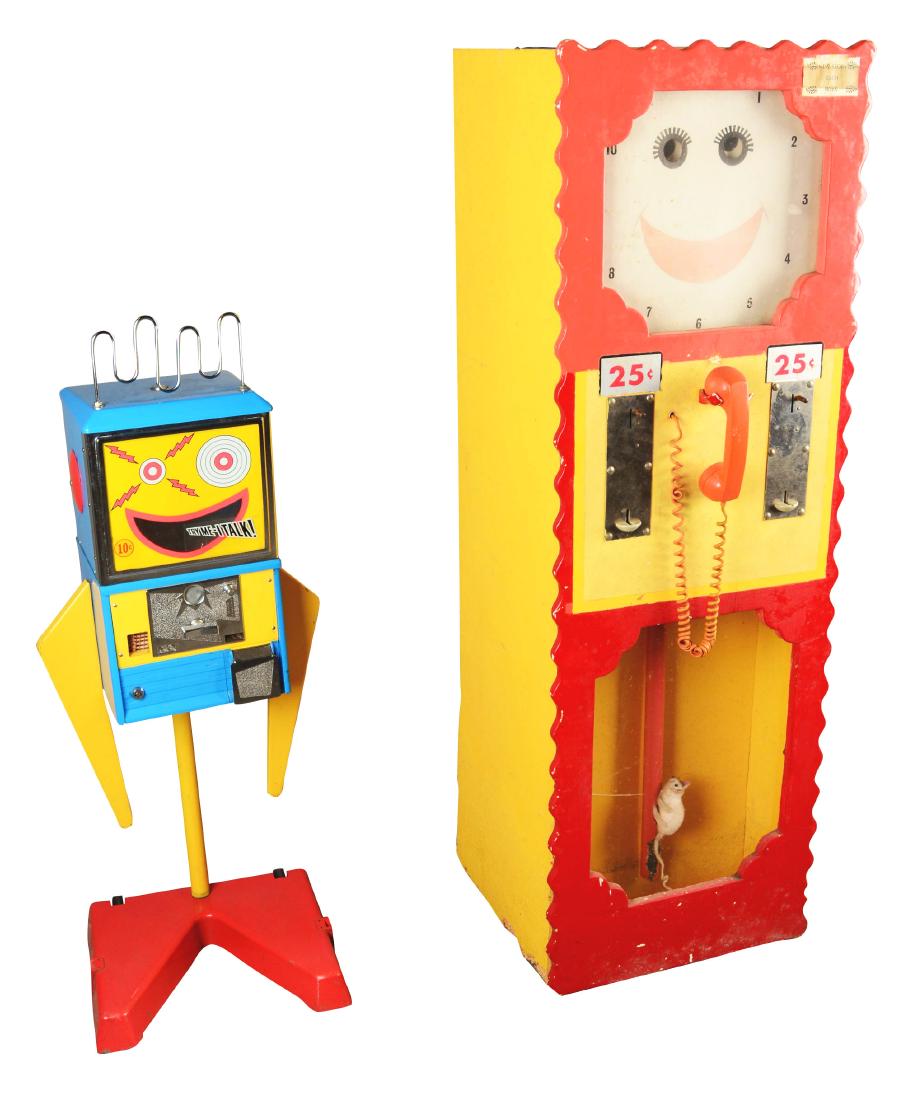 Lot Of 2: Coin Op Arcade Machines.